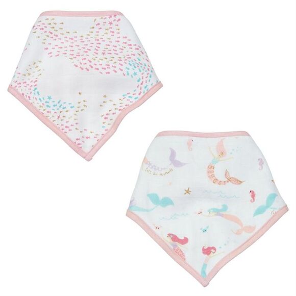 Mud Pie | Other | Mud Pie Mermaid Queen And Swimming Fish Baby Bibs Set ...